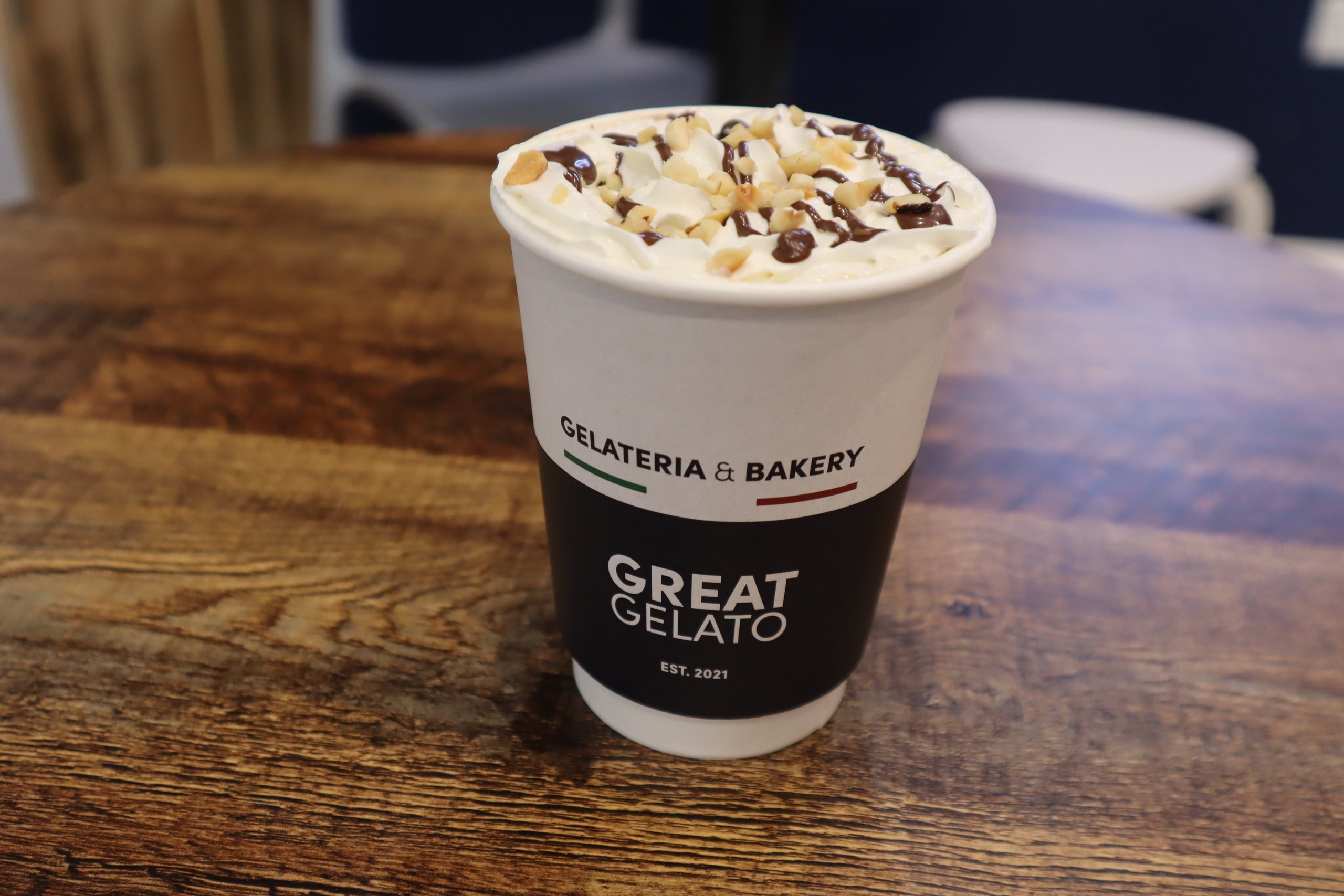 Ferrero Rocher Signature Hot Chocolate with whipped cream | Great ...